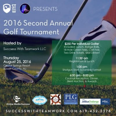 Golf Tournament - Success with Teamwork | Party Digest